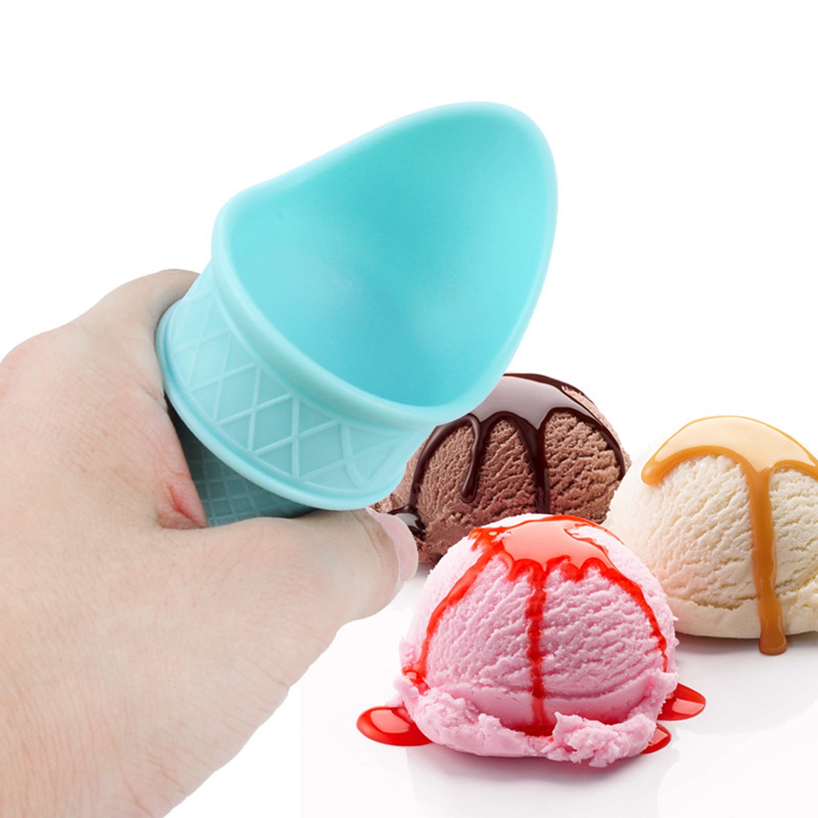 GAZHEK Mini Ice Cream Cones Ice Cream And Popsicle Tool Set Ice Cream ...