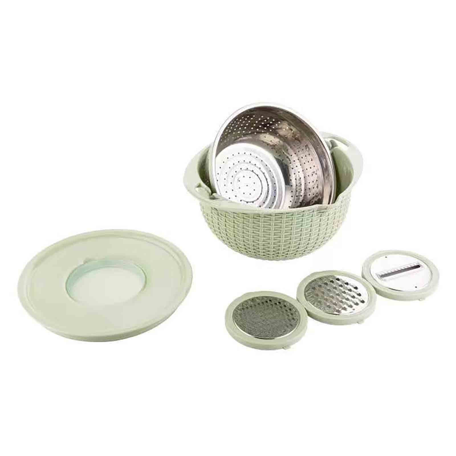 GAZHEK Strainer, Veggies Fruit Pasta, Stainless Steel Drainage Basket ...