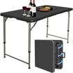 Correll Commercial Duty BLUE Plastic Top Folding Table One-Piece Blow ...
