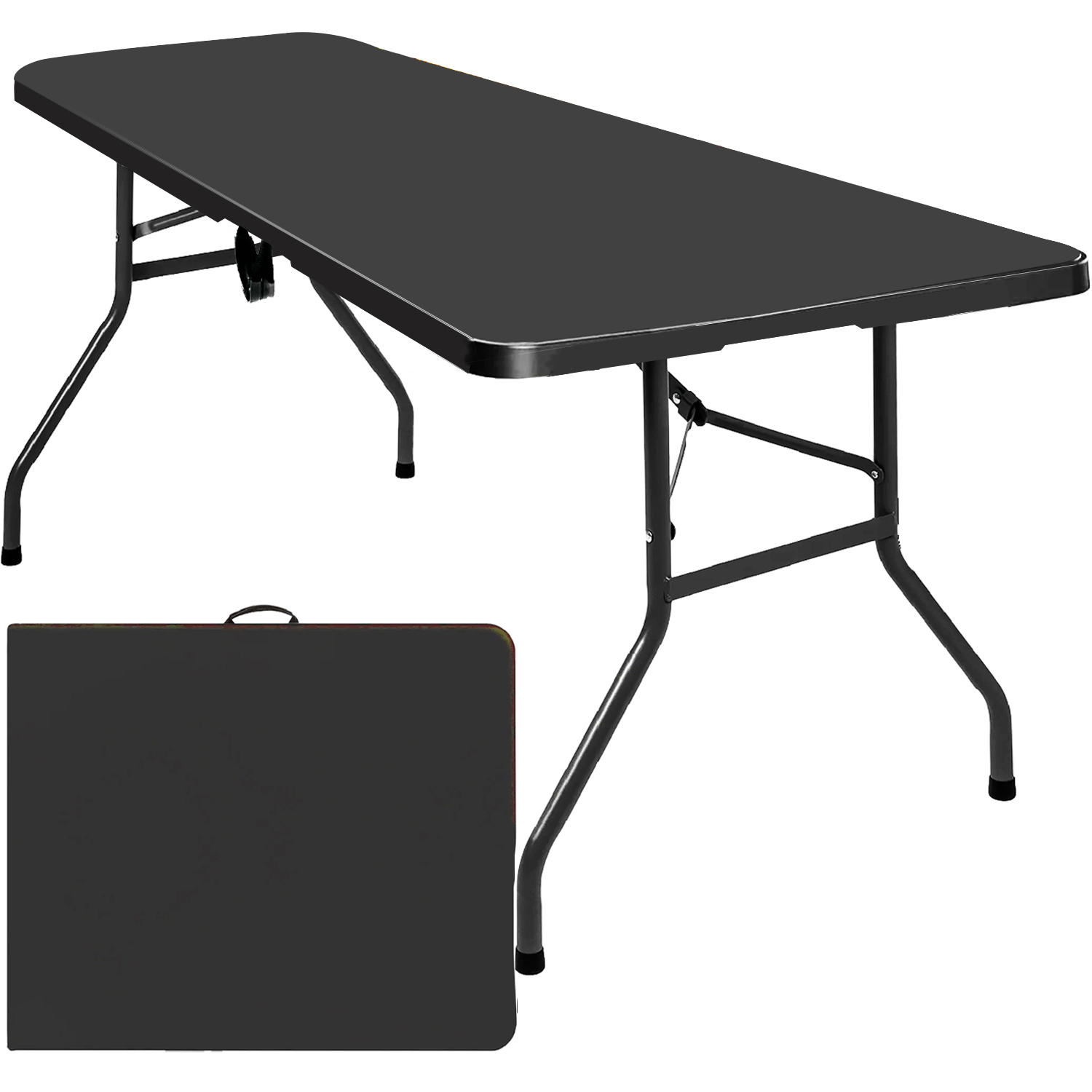 Costway 6' Foldable Table for Outside Events, Picnic, Tailgate, Camping ...