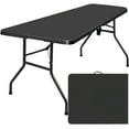 GAZILY 6ft Folding Table, Portable Plastic Tables for Party, Picnic ...