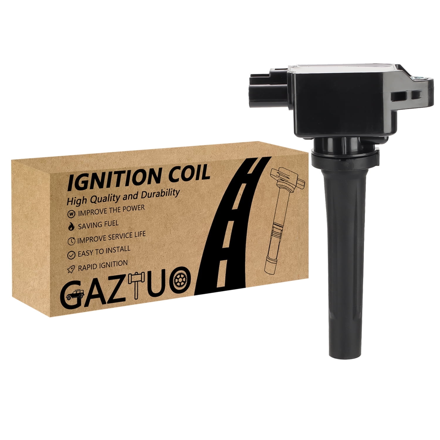 GAZTUO OEM Ignition Coil UF656 PE2018100 Compatible with 2012-2018 ...