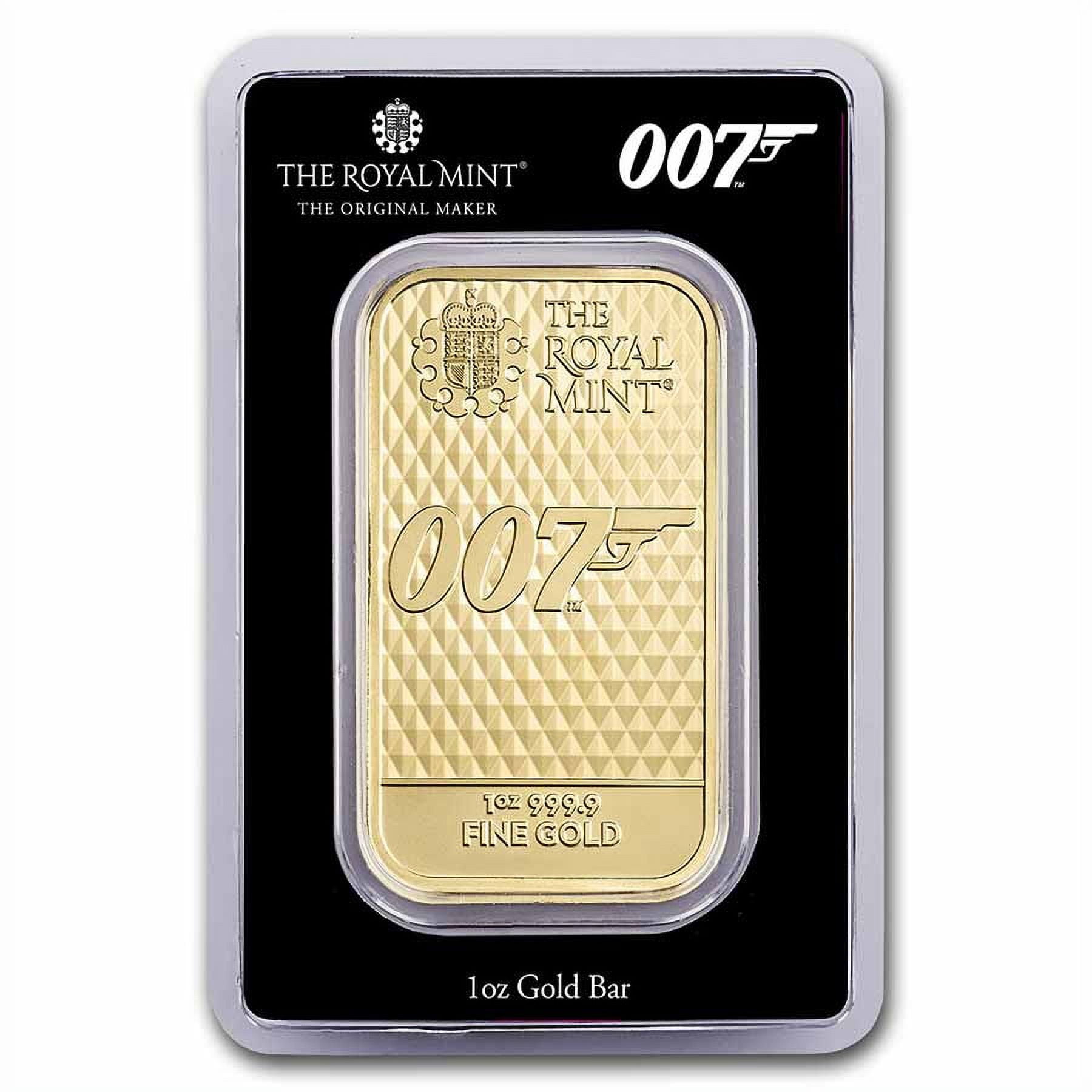 GB Rare 1 oz James Bond Gold Bar: Diamonds Are Forever (TEP Packaged ...