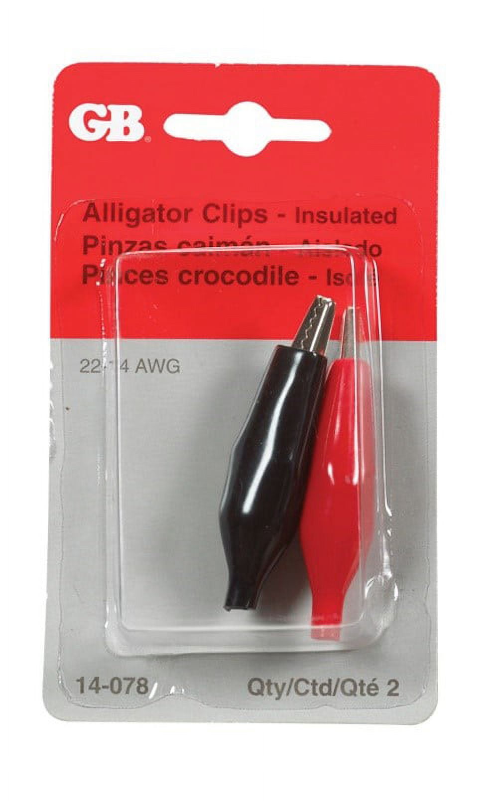 Gardner Bender 2-Pk. Insulated Alligator Clips, Model# 14-078 - Walmart.com