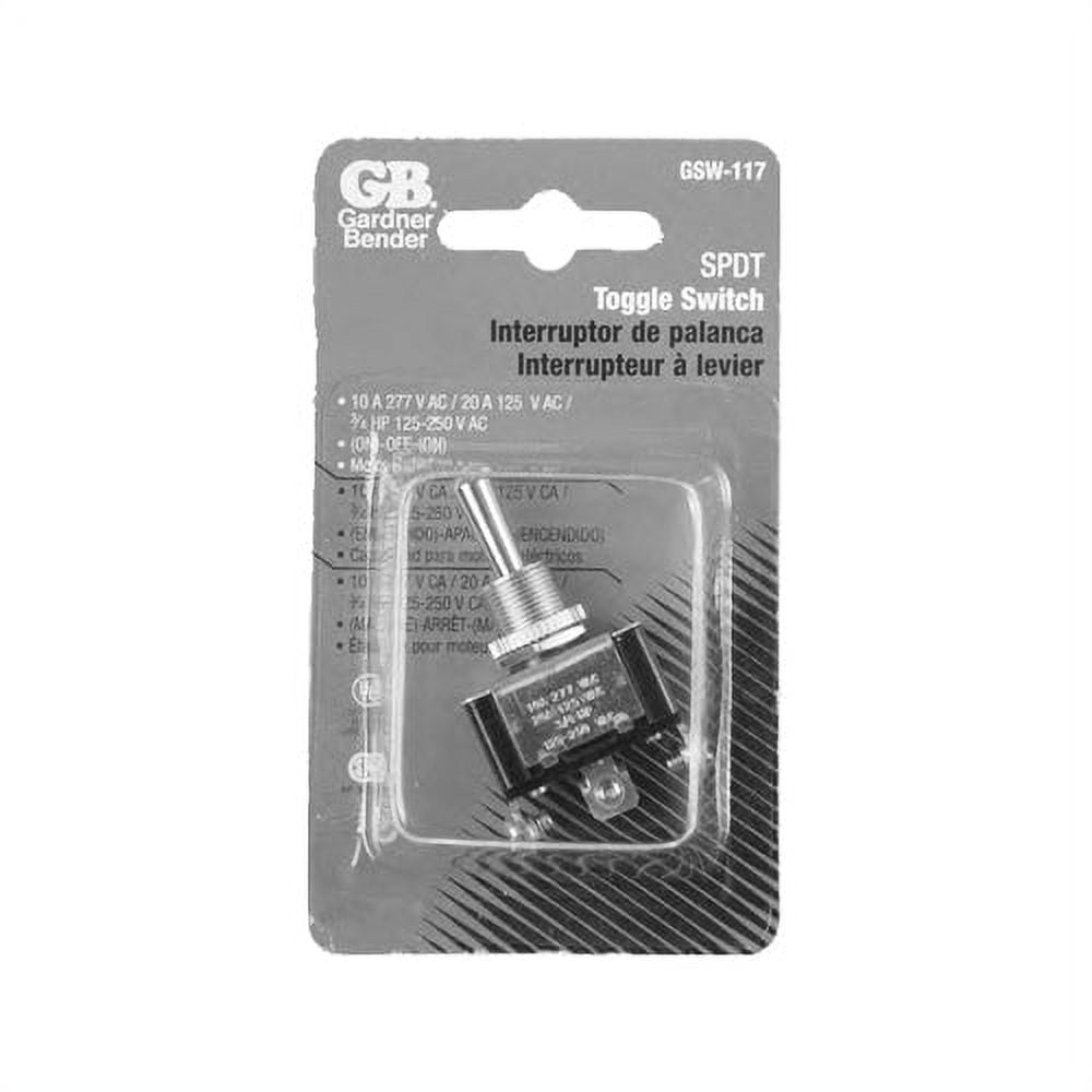 GB Electrical GSW-117 Heavy Duty Momentary Toggle Switch, Each ...