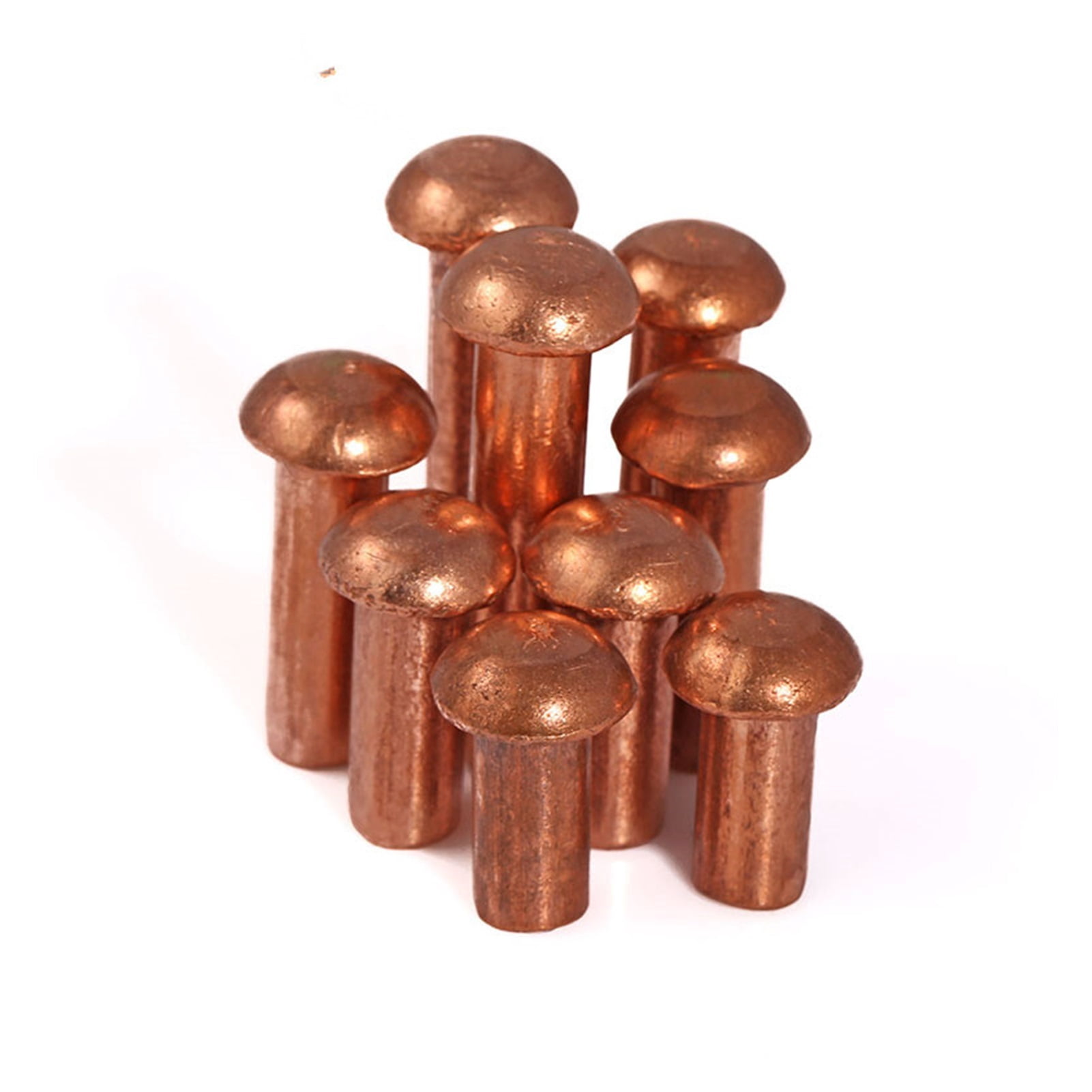 GB867 [M2 M2.5 M3 M4 M5 M6 M8] Copper Solid Round Head Rivet Alloy Self ...