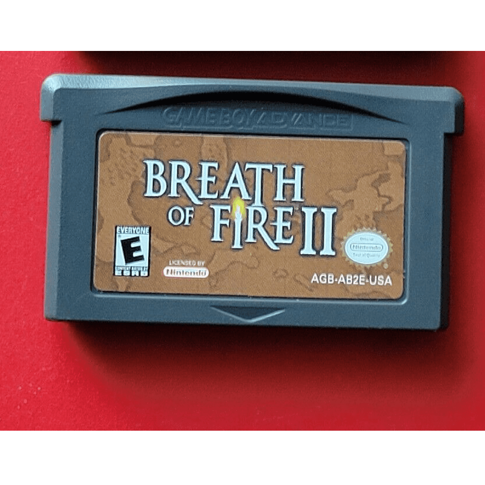 GBA Game Breath Of Fire II Games Cartridge Card for GBA/GBASP/NDS/IDS ...
