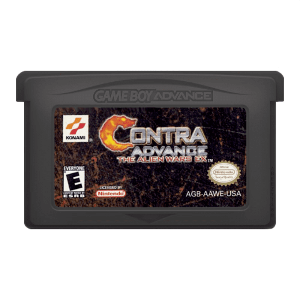 GBA Game Cartridges: Contra Advance: The Alien Wars EX, US Version ...
