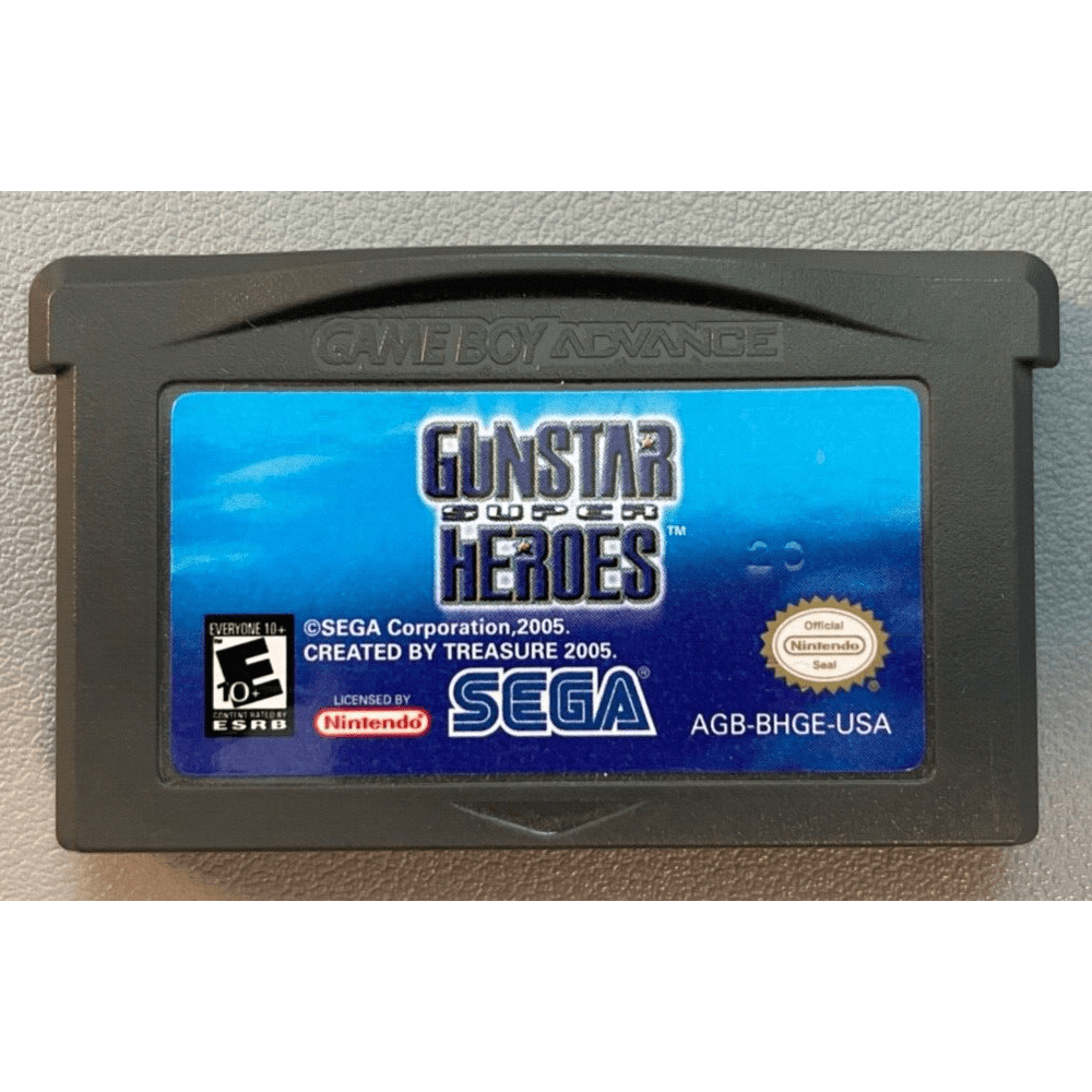 GBA Game Gunstar Super Heroes Games Cartridge Card for GBA/GBASP/NDS/IDS/NDSL/IDSL Console US ...