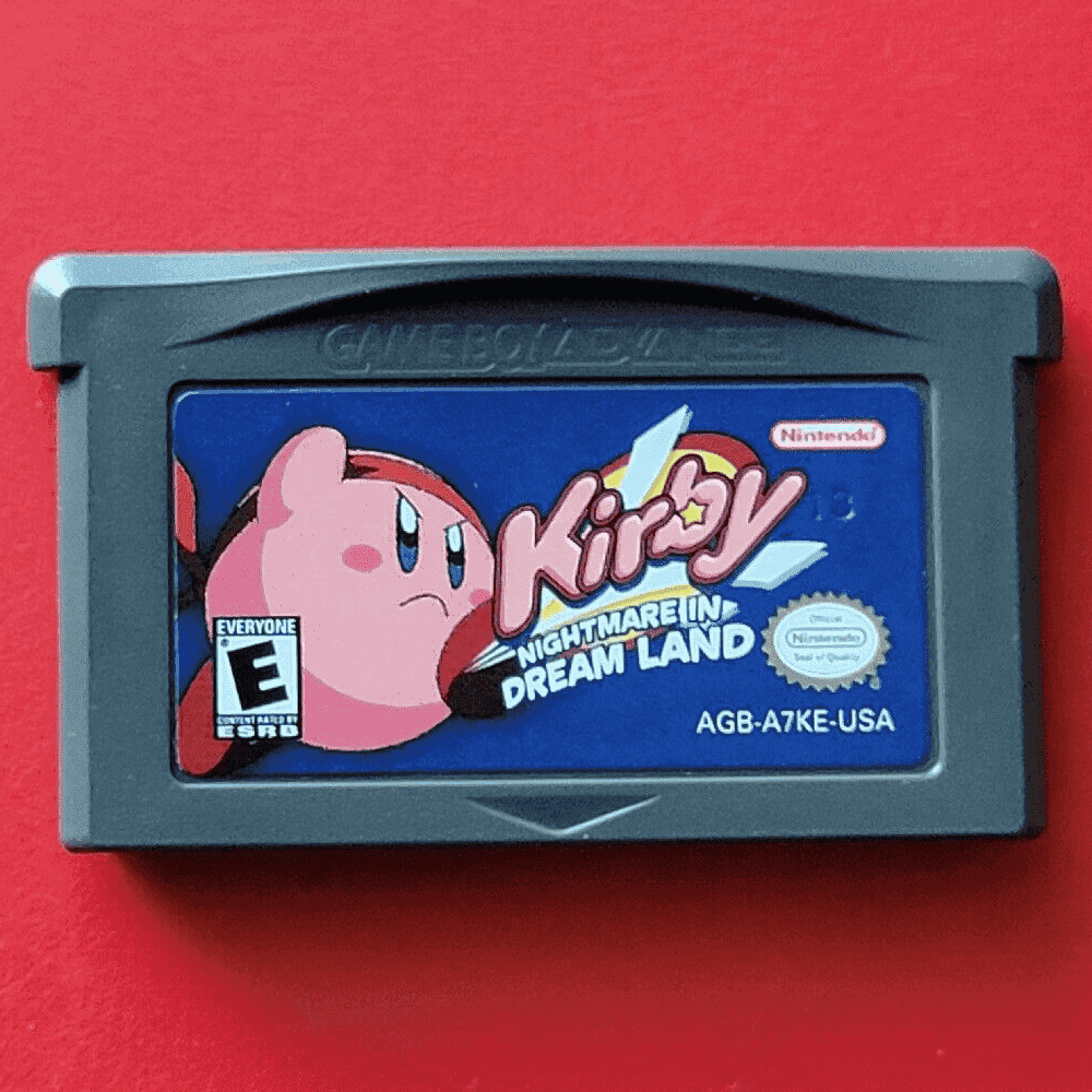 GBA Game Kirby: Nightmare in Dream Land Games Cartridge Card for GBA/GBASP/NDS/IDS/NDSL/IDSL ...