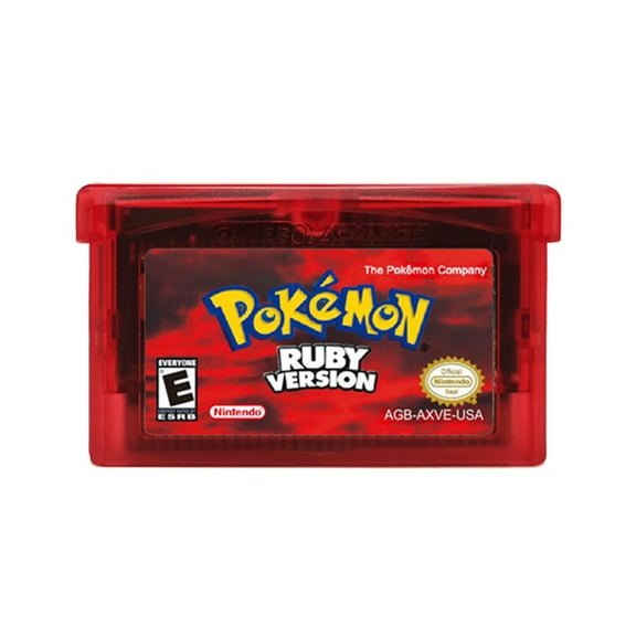 Set of 5 Pokémon Game Cartridges for Game Boy Advance - Emerald, Ruby ...
