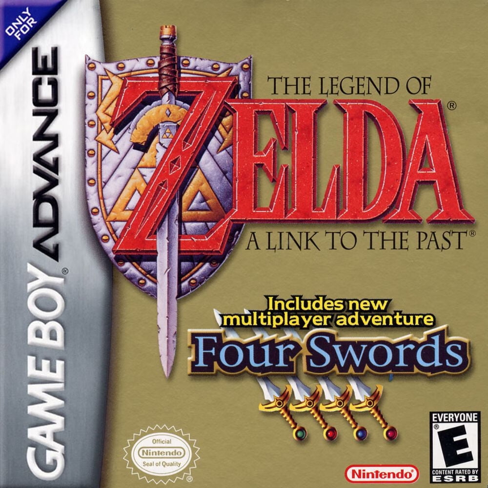 GBA Game: The Legend of Zelda: A Link to the Past and Four Swords ...