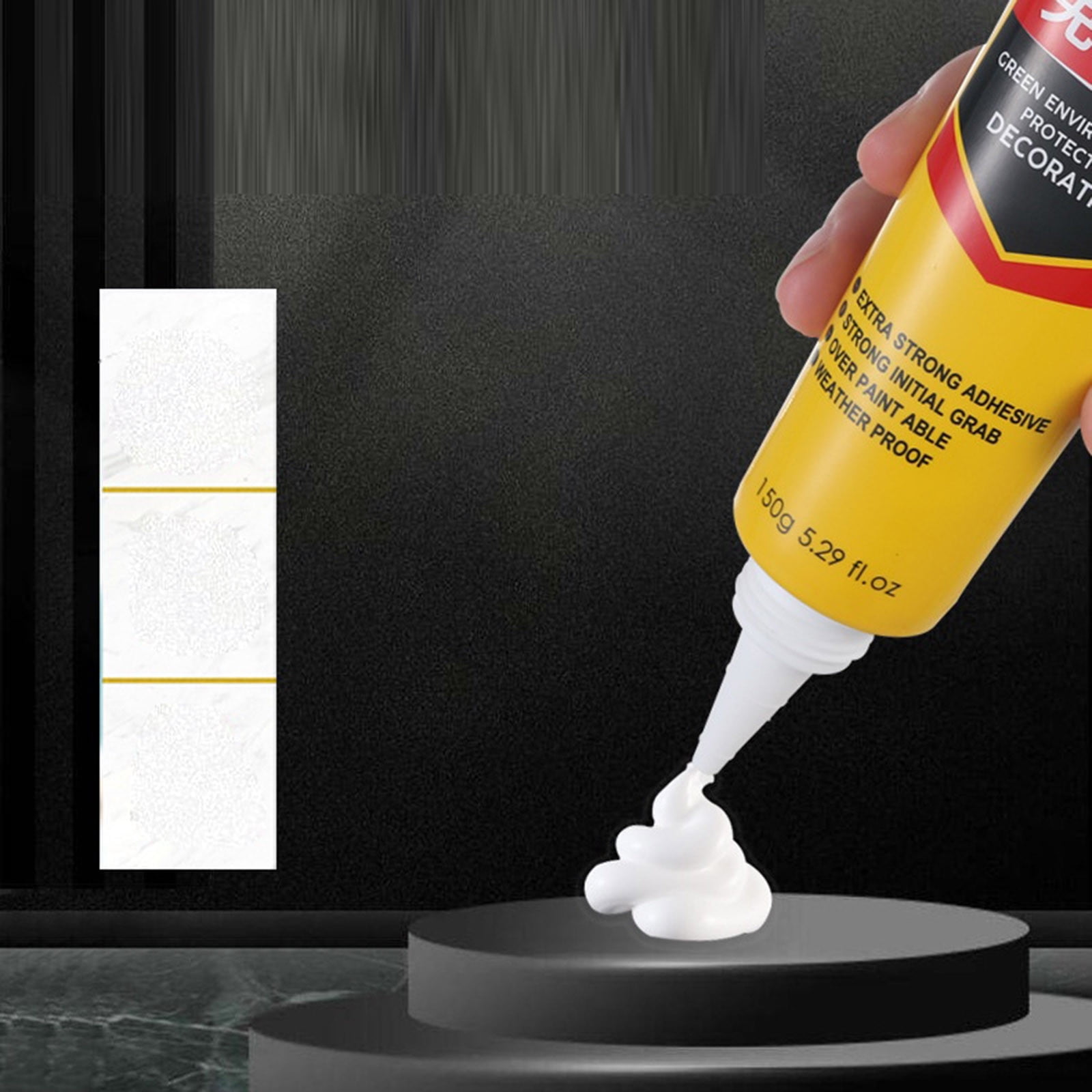 GBAYXJ 150ML Nail Adhesive Strong Fast Drying Adhesive Metal Glass ...