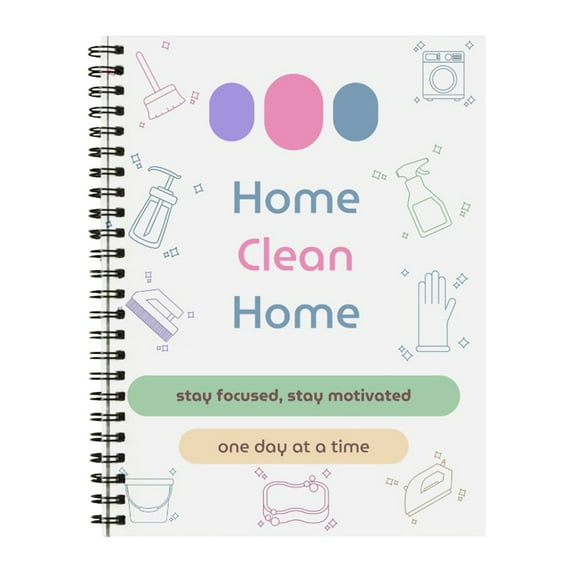 GBAYXJ 2026 Chore Planner For Adults Home Cleaning Schedule Notebook ...