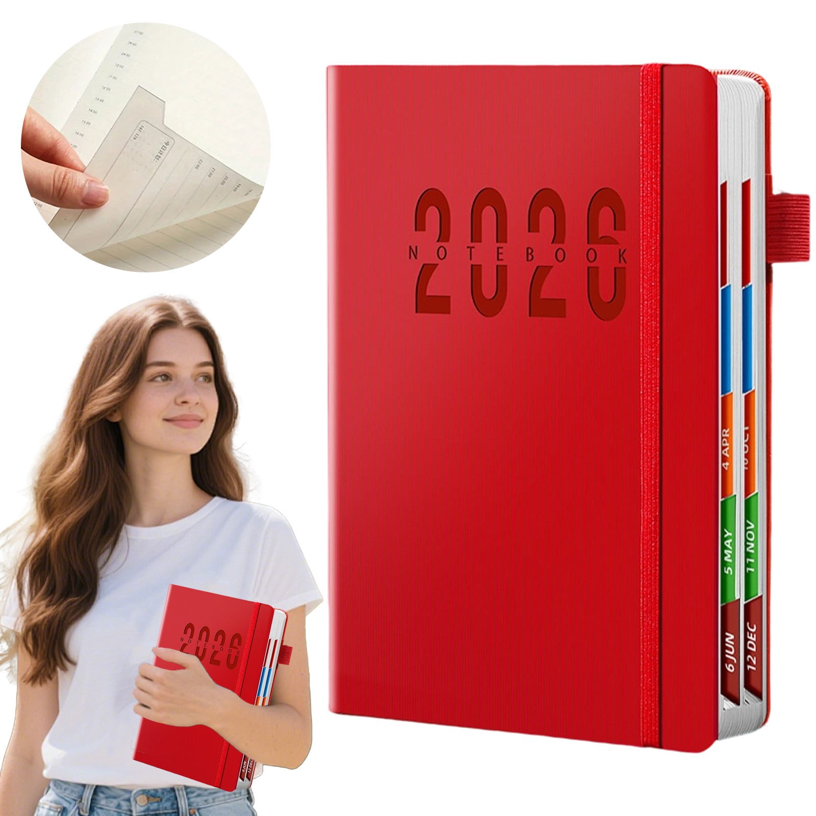 GBAYXJ 2026 Schedule Plan Book – One Page Daily Planner Time Management ...