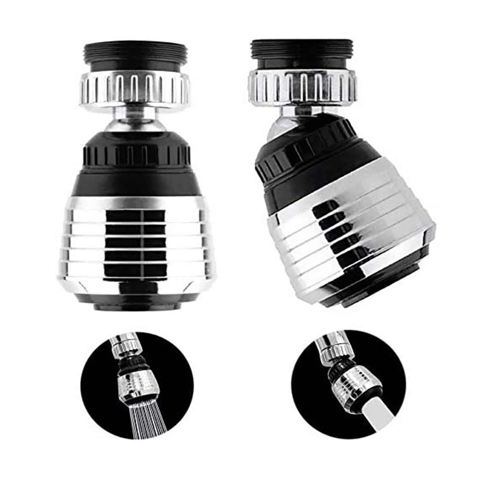 GBAYXJ 2PC Flexible Faucet Sprayer Attachment 360 ° Kitchen Extender ...