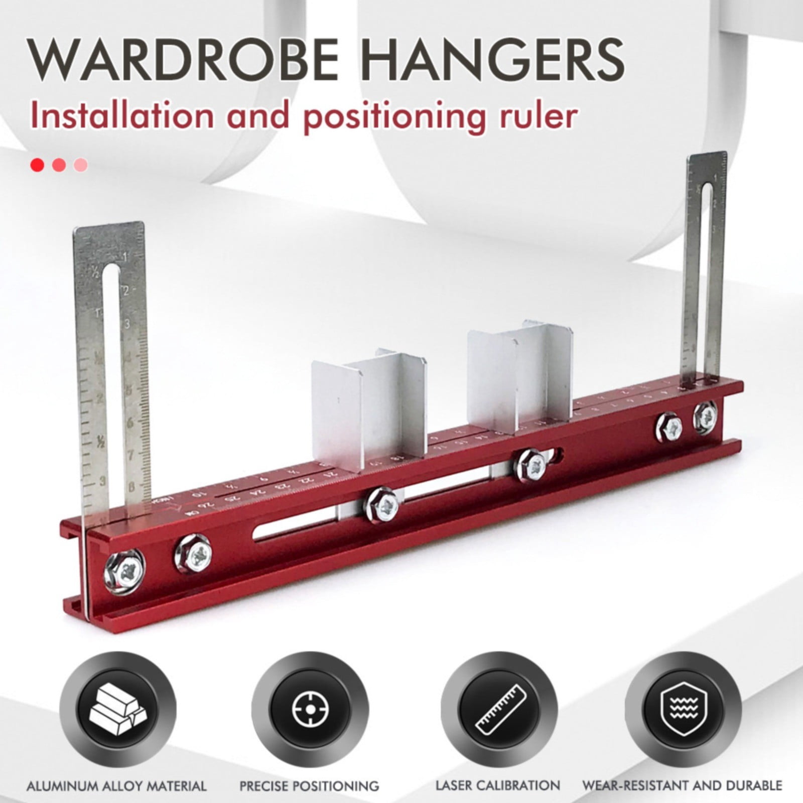 GBAYXJ Cloakroom Tool Template Tool Positioning Ruler Adjustable ...