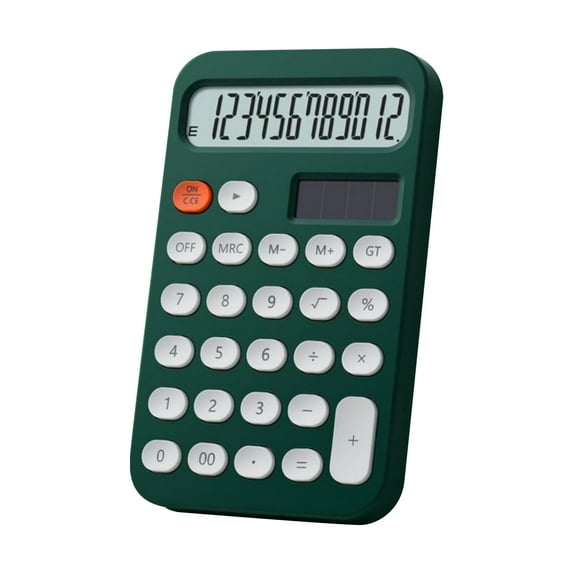 GBAYXJ Colorful Desktop Calculator 12 Digit Basic Calculator With Tilt ...