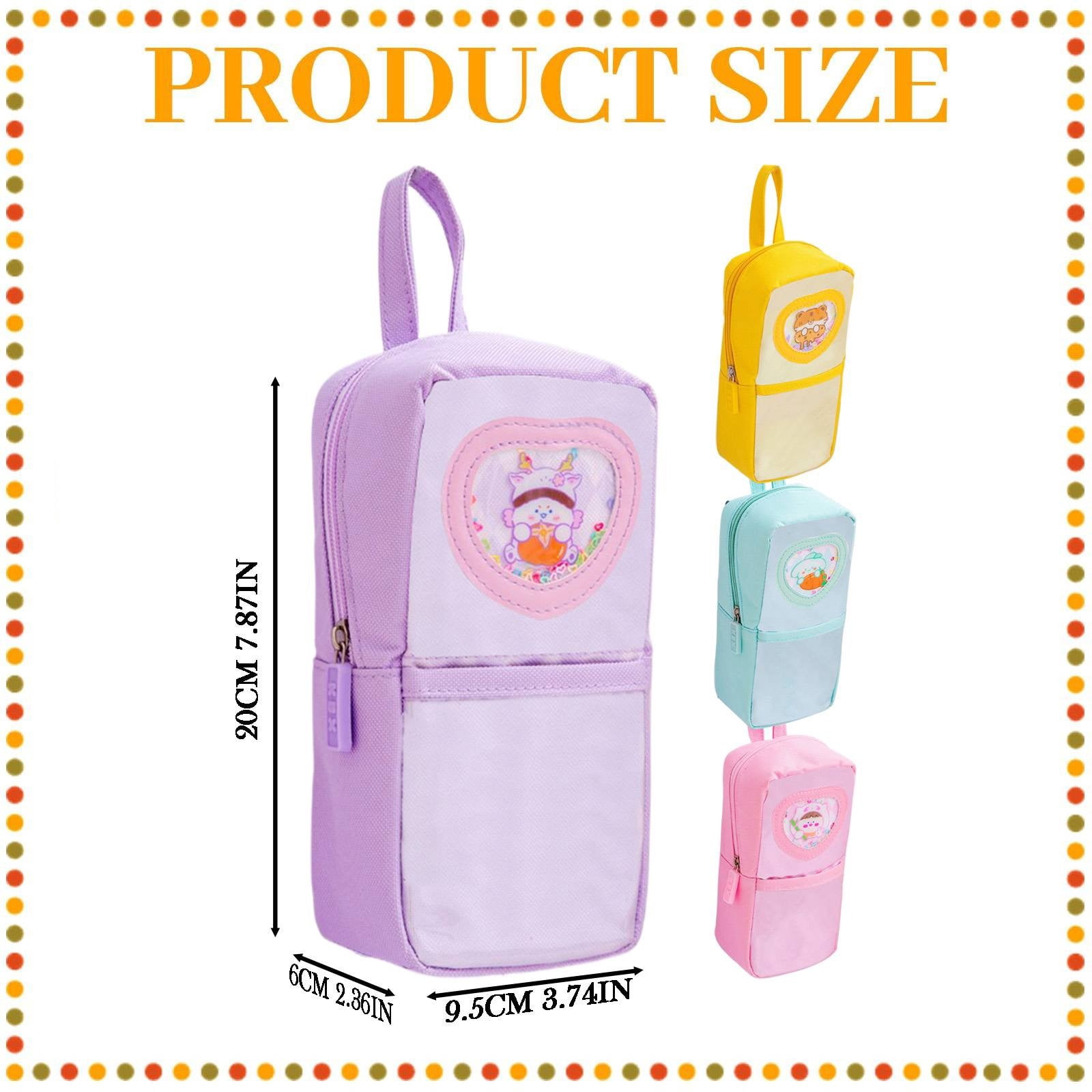 GBAYXJ Cute Big Capacity Pencil Case With Handle 2 Compartments Large ...