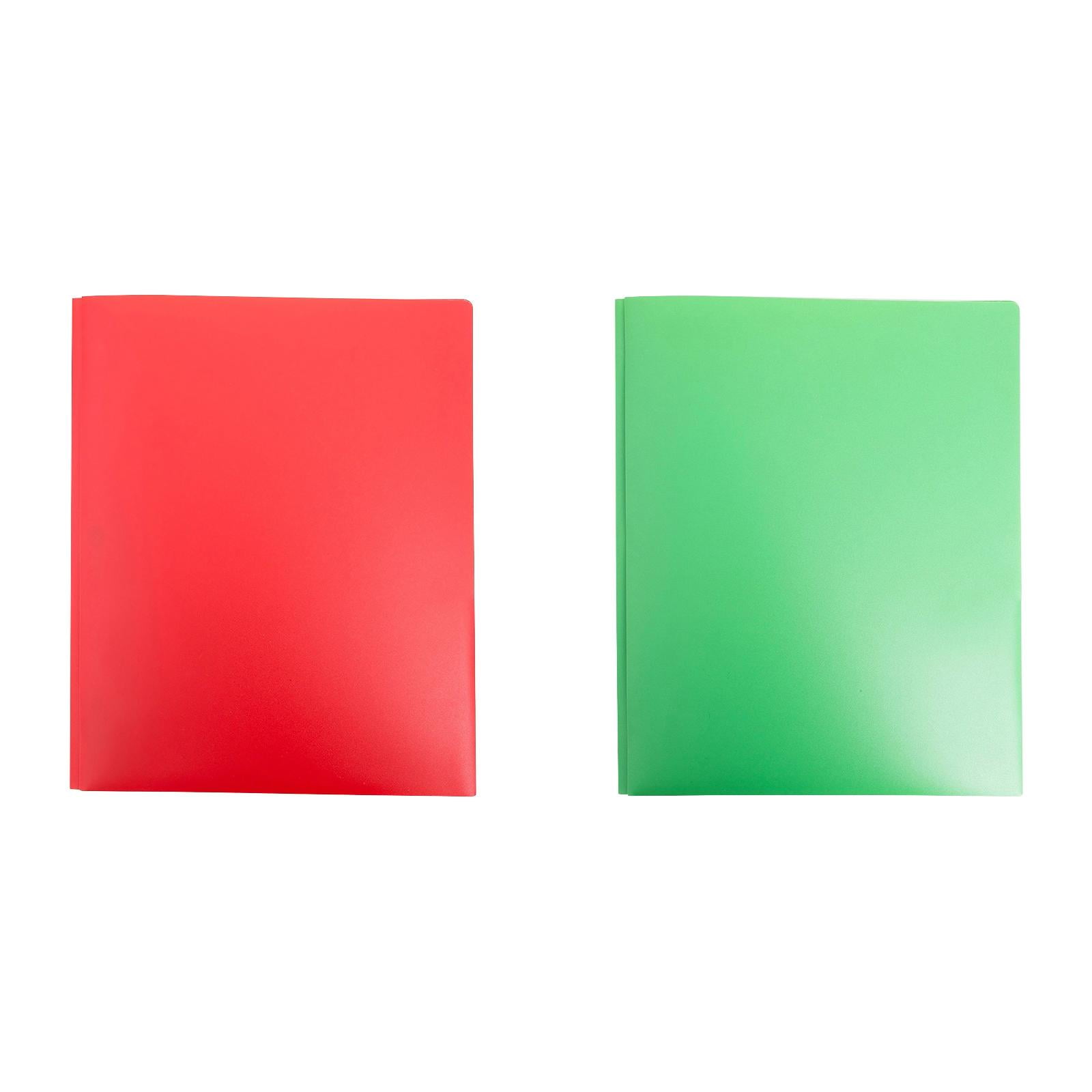 GBAYXJ Dunwell Colored Plastic Folder With Pockets And Prongs (Assorted ...