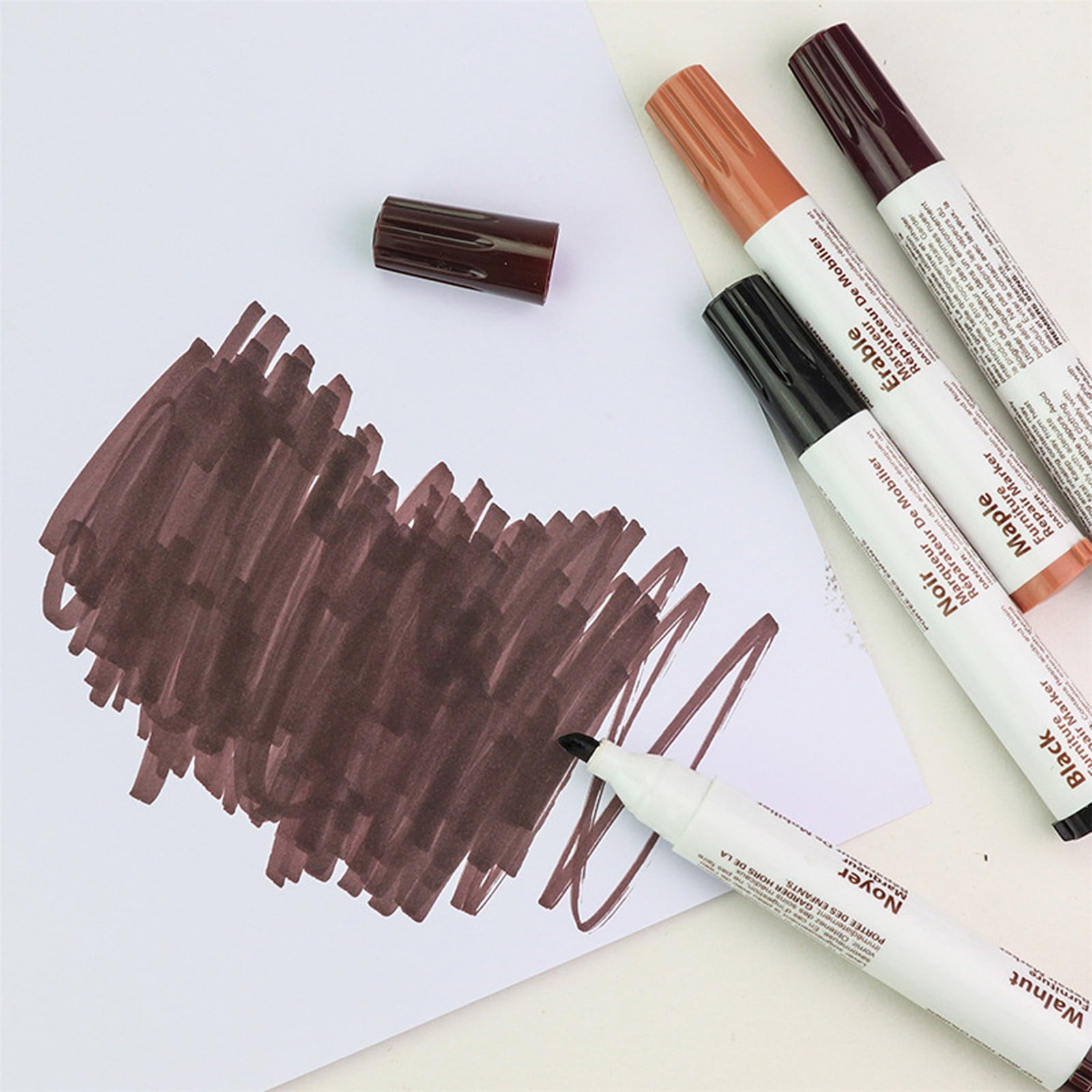 GBAYXJ Floor Marker Paint Pen 2.5ml Furniture Scratch Repair Pen Crayon ...