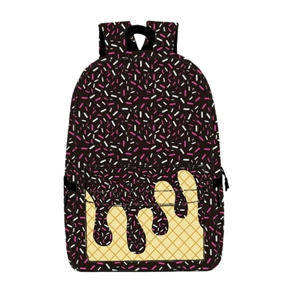 GBAYXJ Ice Drip Backpack Shoulder Bag With Side Pockets Cute Large ...