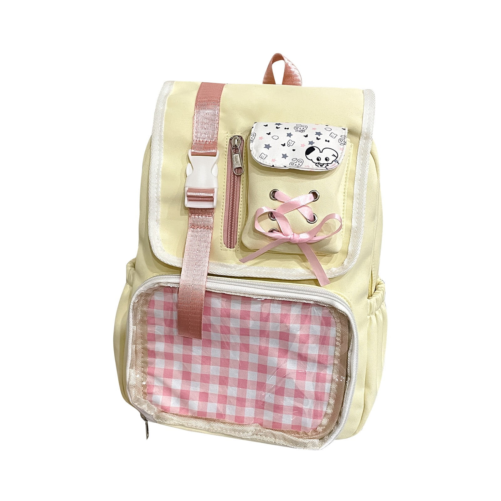 GBAYXJ Kawaii Sch+ool Backpack For Gir+ls Cute Bag With Pin Display ...