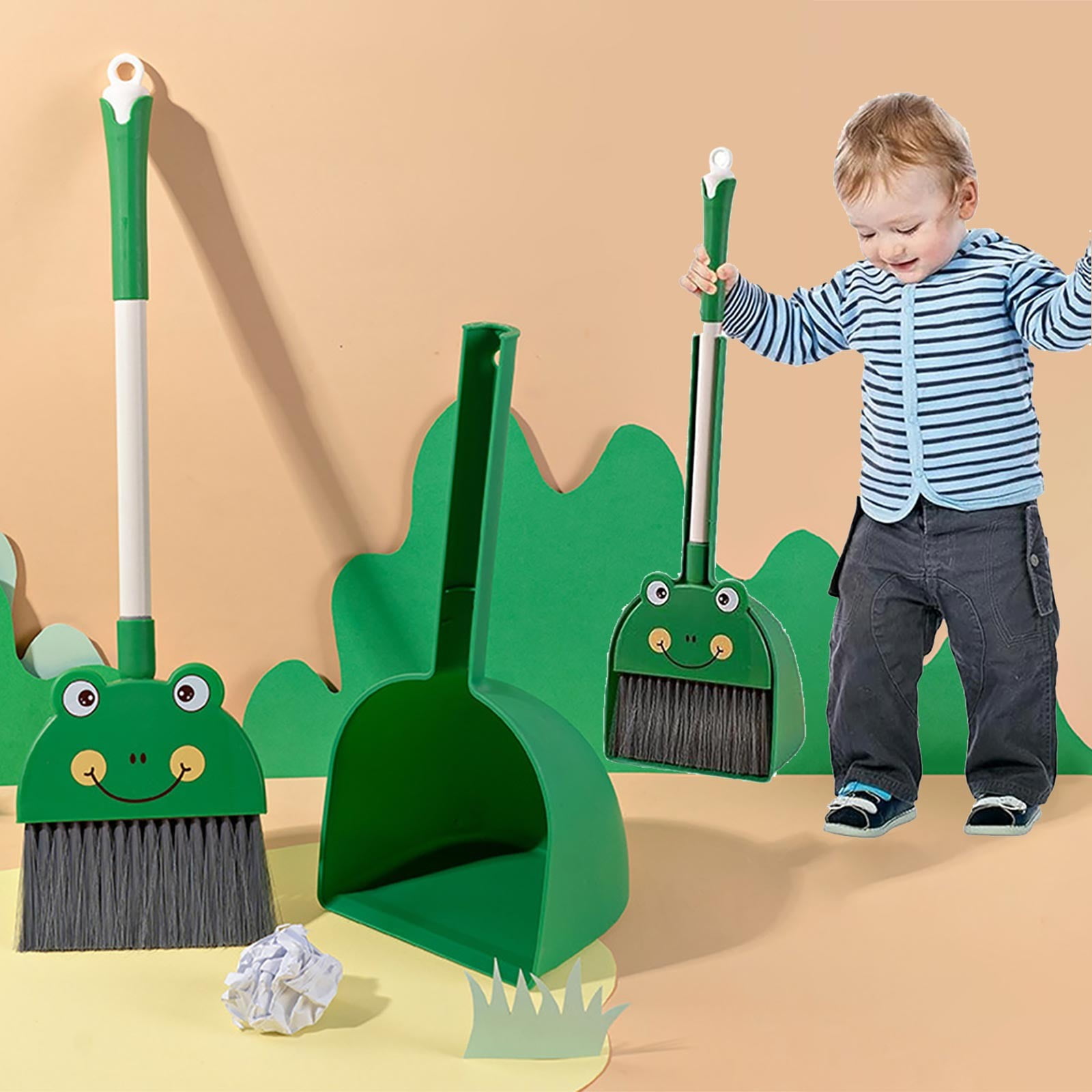 GBAYXJ—Kids And Dustpan Set For Toddler Small Toy For Kids Kids ...