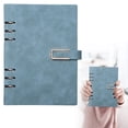 GBAYXJ Leather A5 Notebook 6 Ring A5 PU Leather Refillable Notebook ...