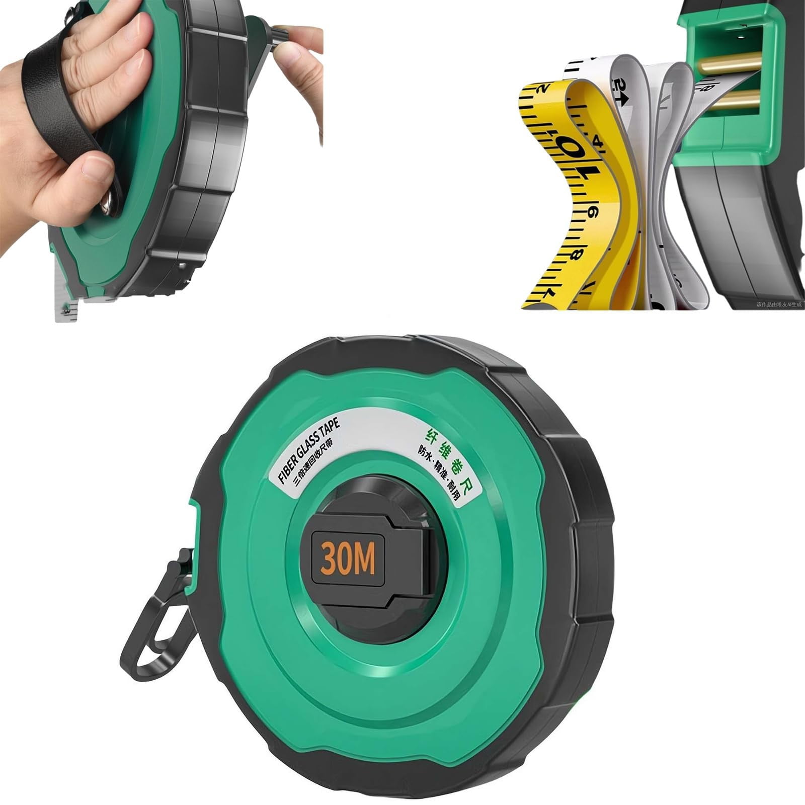 GBAYXJ—Measuring Tape Metric Tape Measure Double Scale Soft Leather ...