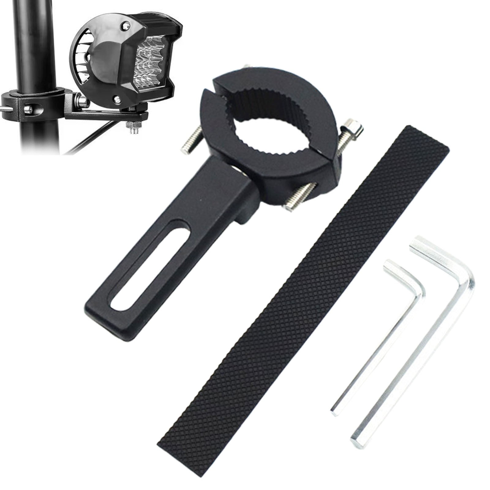 GBAYXJ Motorcycle Headlight Mount Bracket Adjustable Fork Clamp 2231mm ...