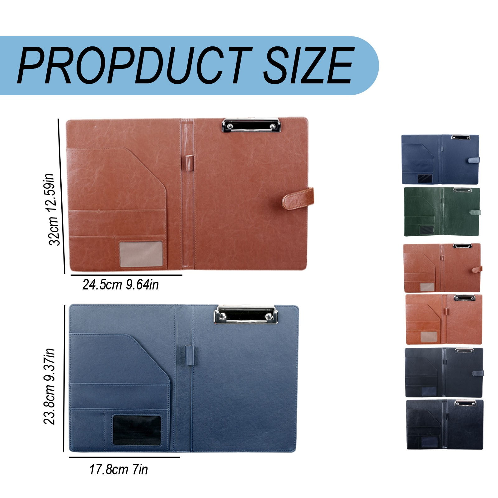 GBAYXJ Multi Functional Folder Transparent Insert Business Folder Perforated Measuring Room ...