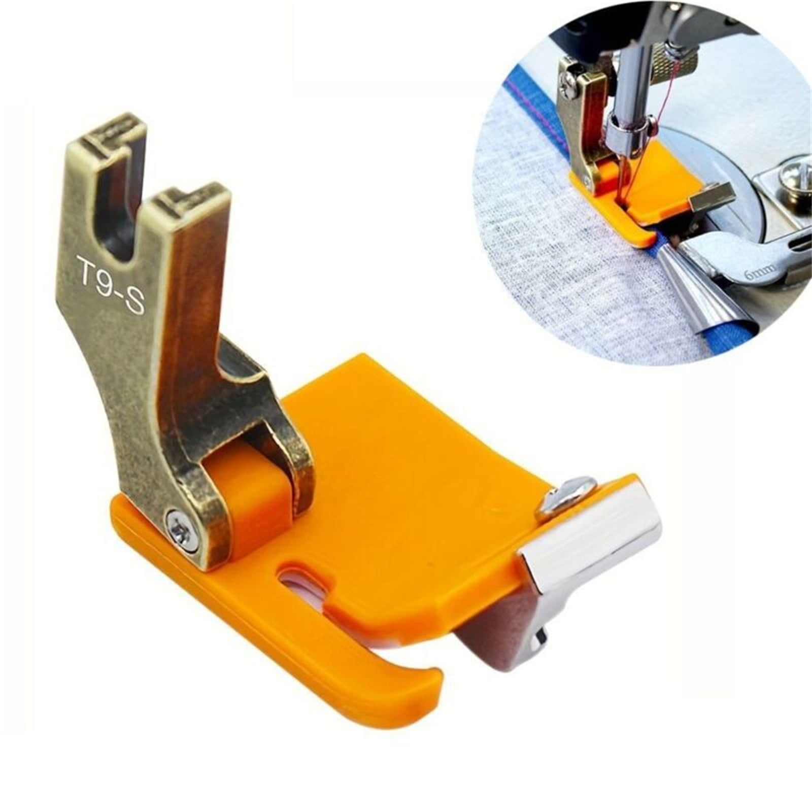 GBAYXJ^Orange| Multi Function Sewing Machine Edge Wrapping Sewing ...