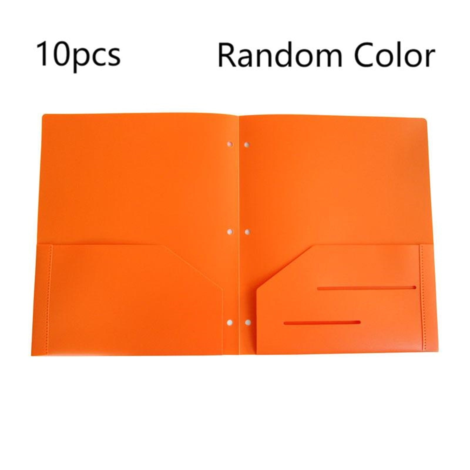 GBAYXJ PP Double Pocket Folder Set Of 10 Ideal For Students & Document ...