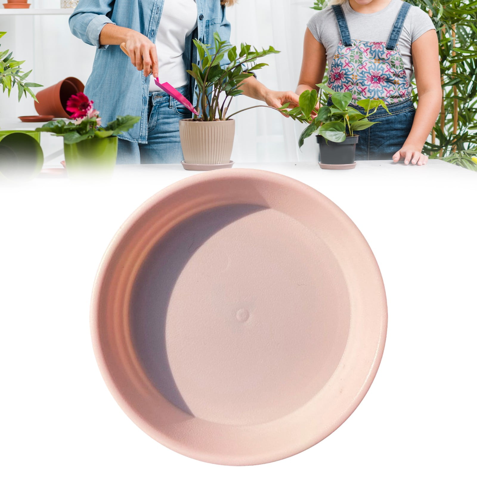 GBAYXJ Plastic Plant Saucer And Pot Tray One Pack Flower Planter Drip ...