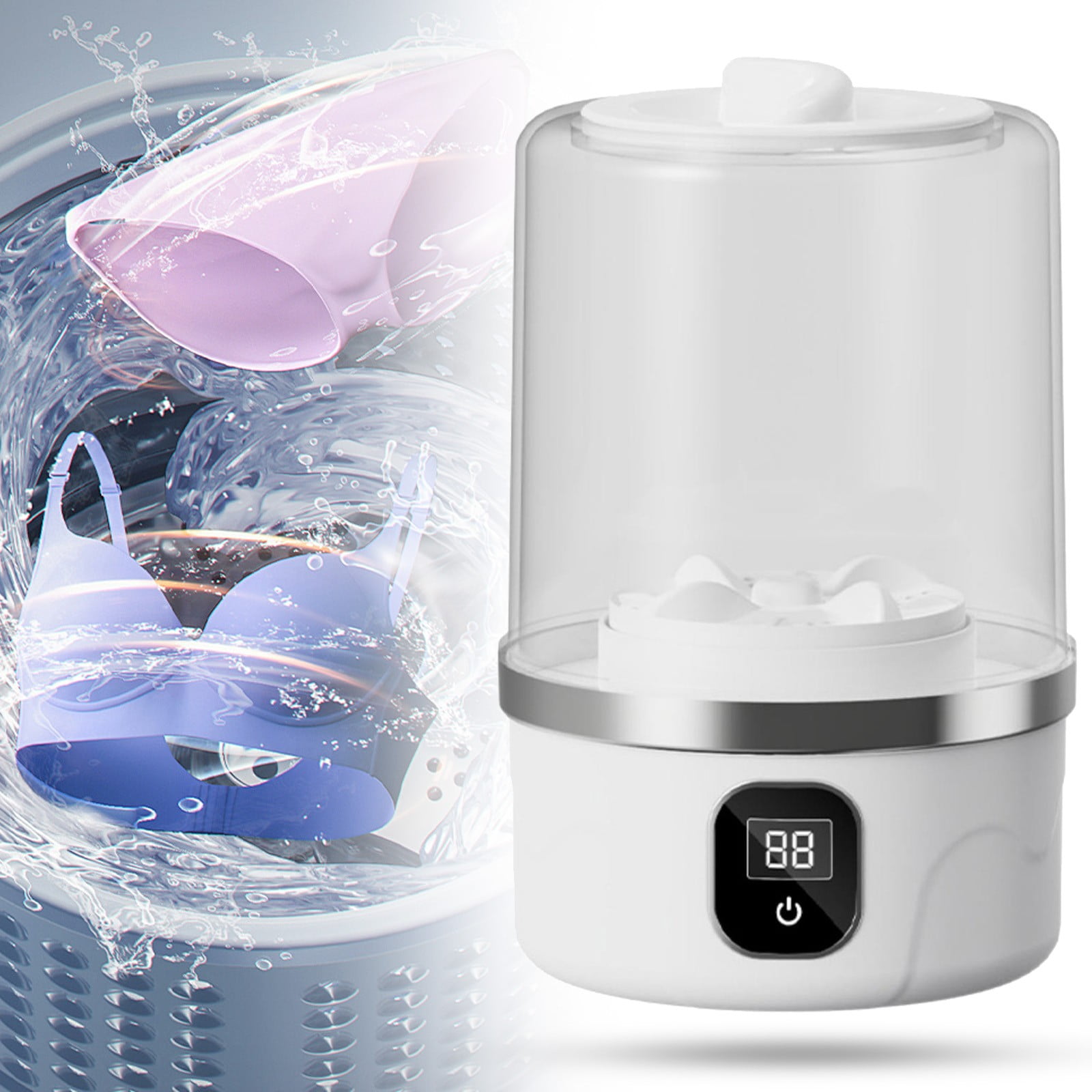 GBAYXJ Portable Clothes Cleaner 3000mAh Wireless Handheld Washer For ...