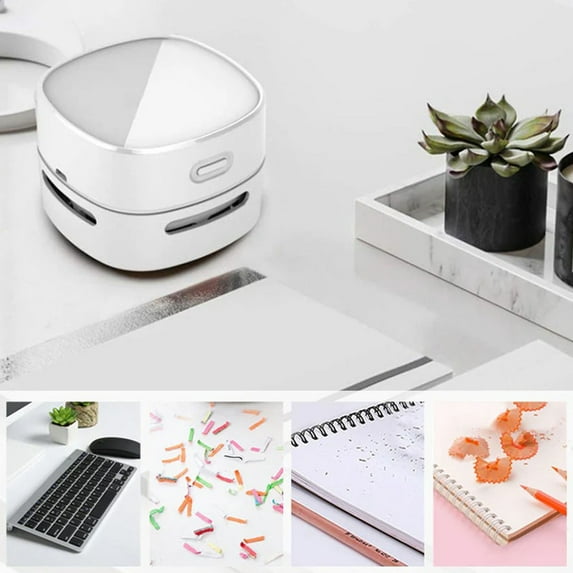 GBAYXJ Portable Desktop Vacuum Cleaner 360 Rotating Design For ...