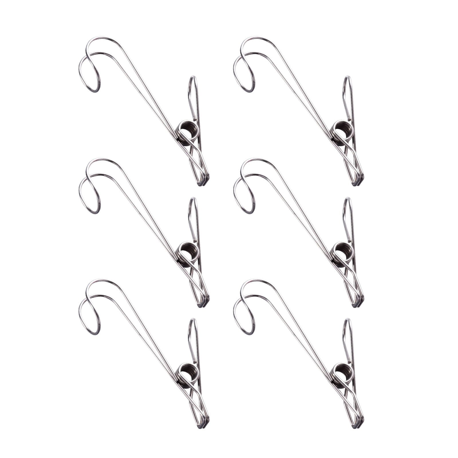 GBAYXJ Stainless Clothes 6pcs Stainless Clothes Metal Clips Stainless ...