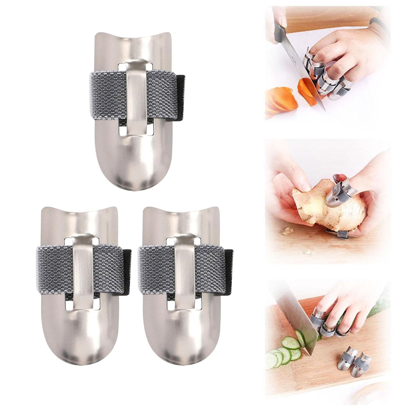 GBAYXJ Stainless Finger Guard Finger Protectors Finger Guards For ...