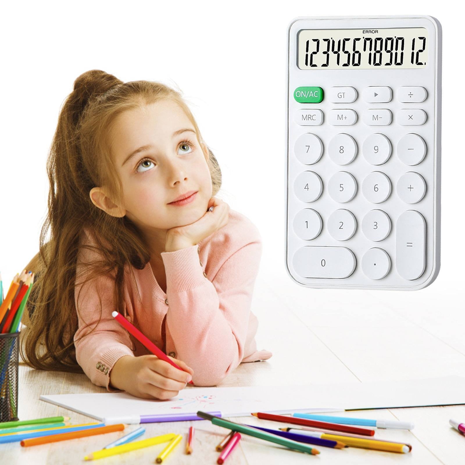 GBAYXJ Standard Calculator 12 Digit Desktop Large Display And Buttons ...