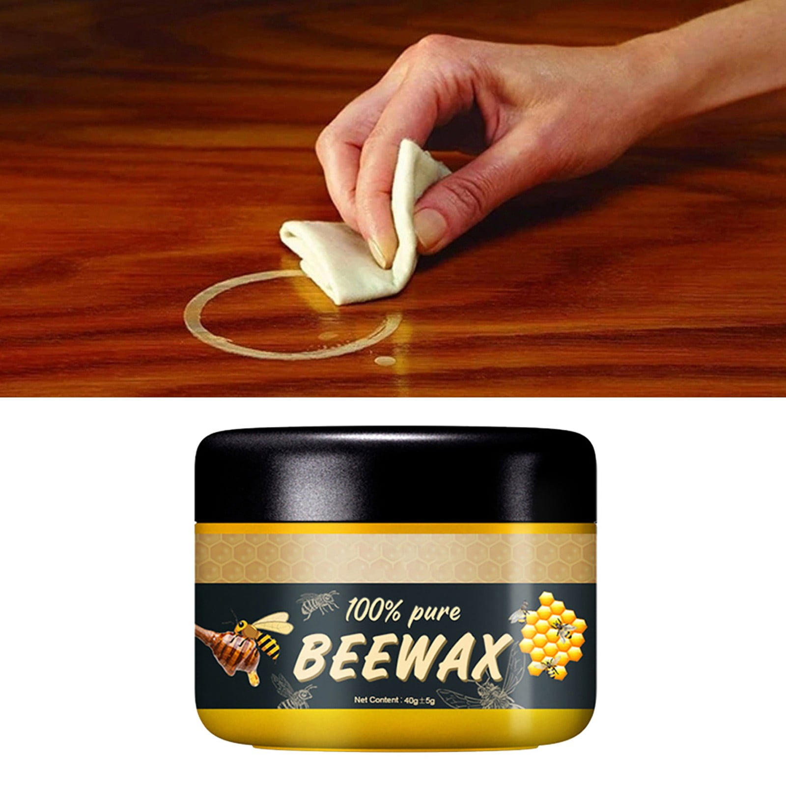 GBAYXJ Wood Seasoning Beewax Beeswax Furniture Polish Natural ...