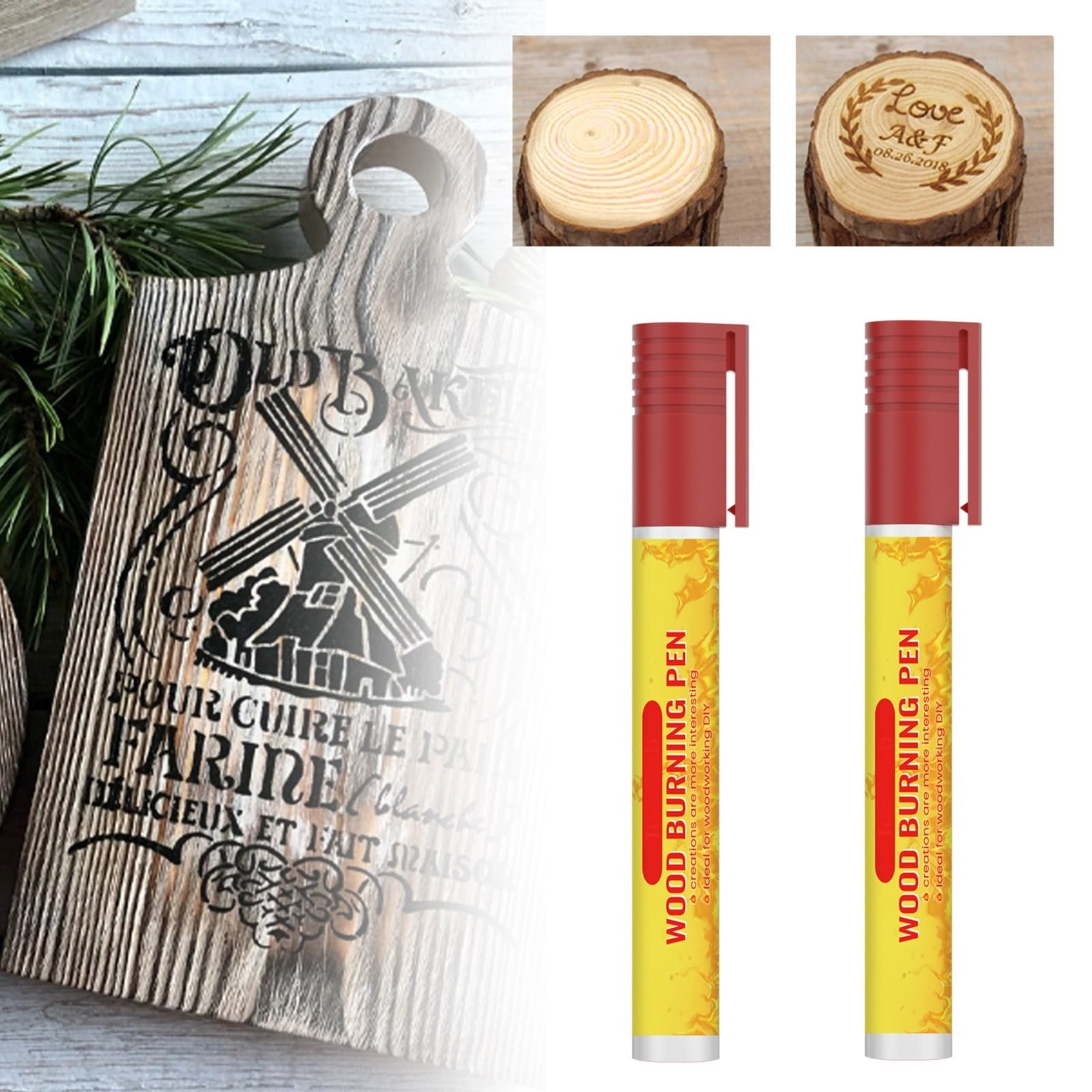 GBAYXJ Wooden Burning Marker Used As A Pen For Wood Burning Accurate ...