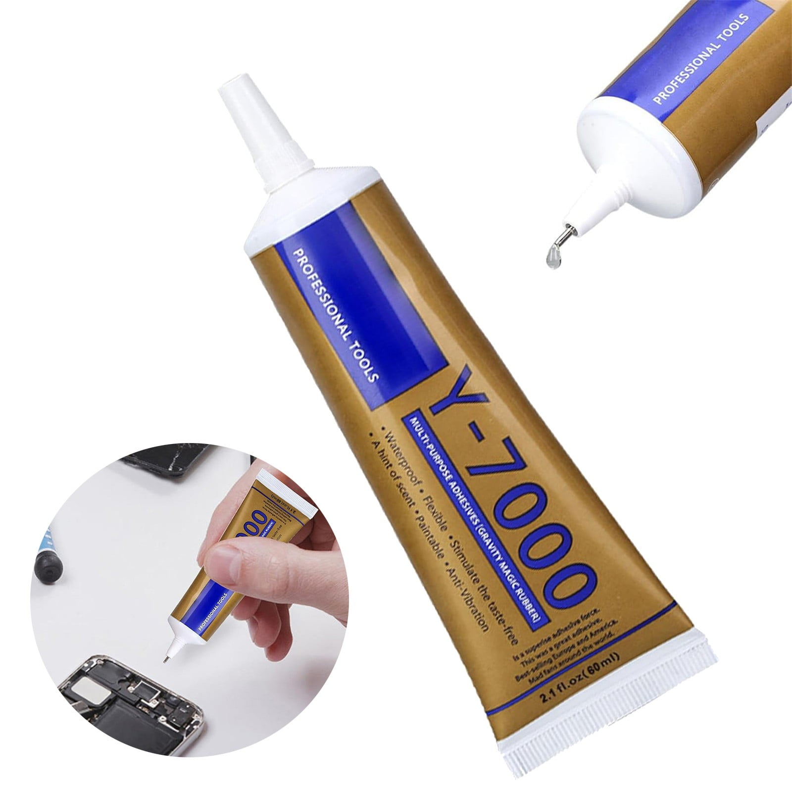 GBAYXJ^Yellow| Glue Transparent Art Ingredient Instant Adhesive | Multi ...