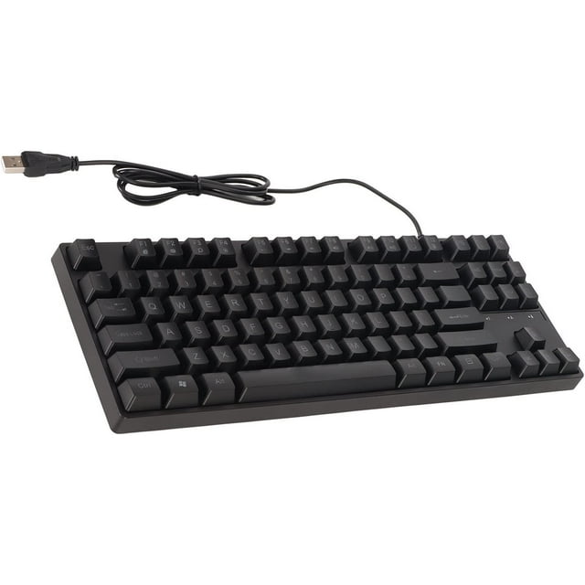 GBB-Mechanical Feeling Gaming Keyboard, 87 Keys Compact Computer ...