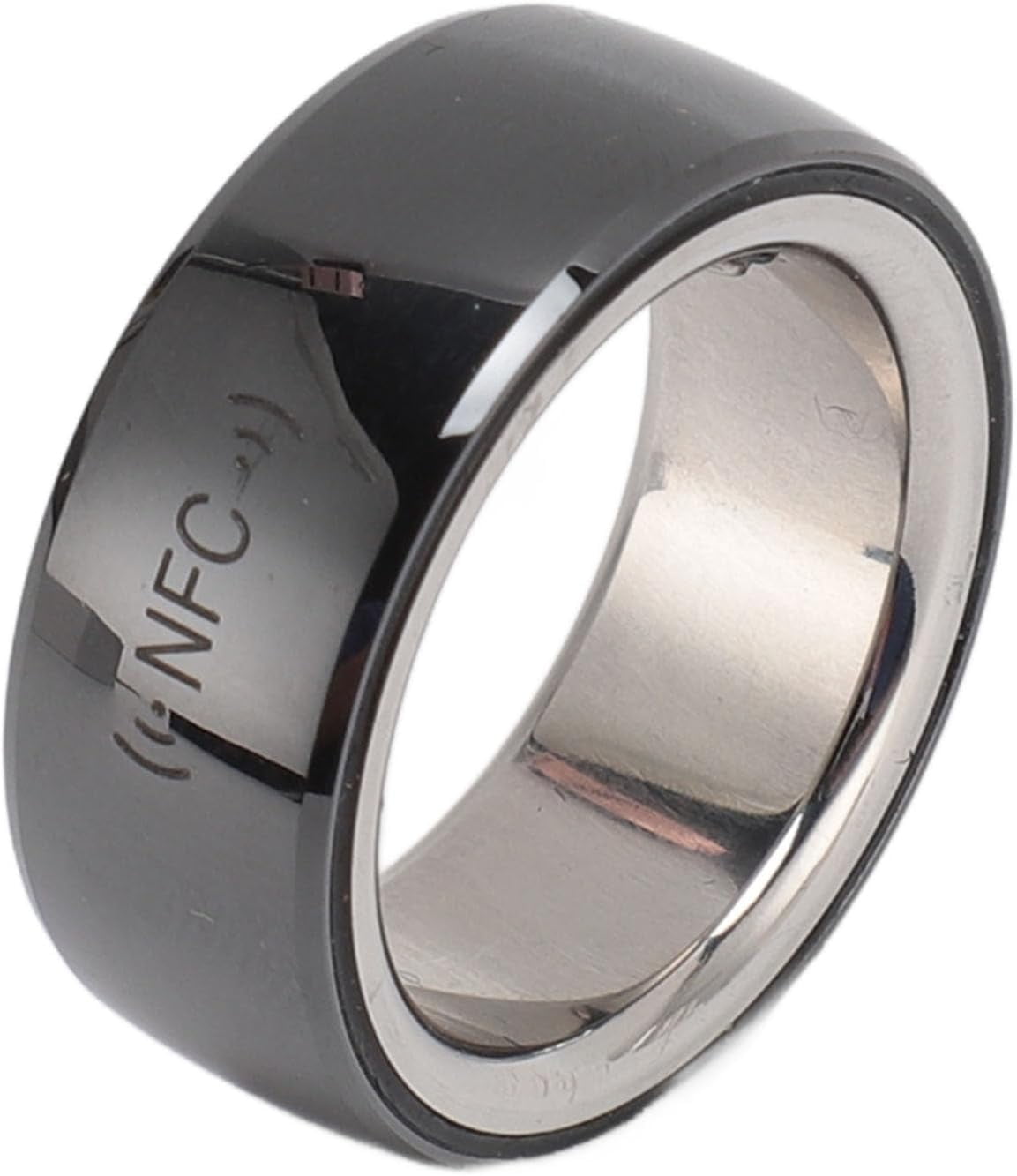 GBB-Smart Ring, IP68 Waterproof Ceramic NFC Ring Body Health Tracker ...