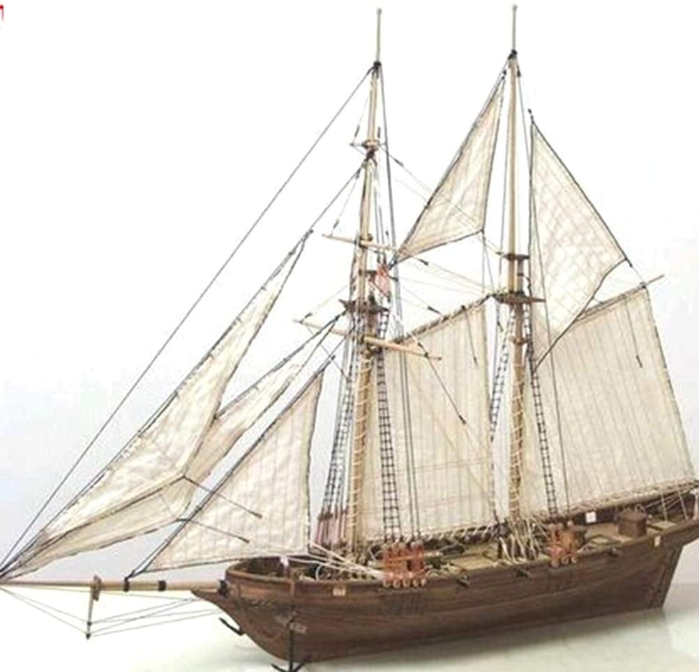 GBB-Wooden Model Nautical Decor, 3D Puzzle Pirate Ship Large Model Kit ...