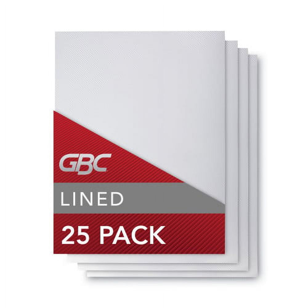 GBC Design View Poly Presentation Covers for Binding Systems, Clear ...