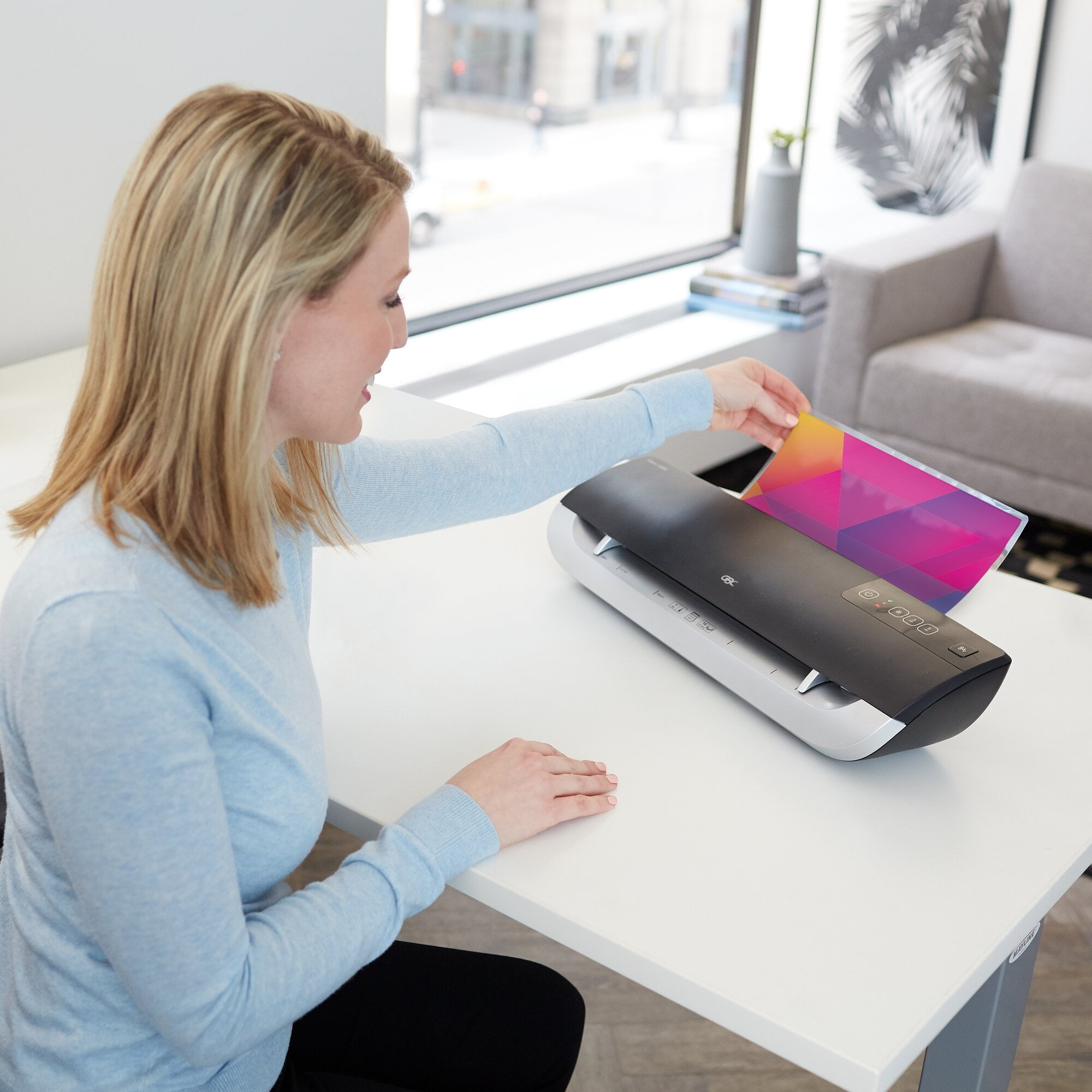 GBC Fusion 3000L 12" Laminator, 1 Min Warm-Up, 3-5 Mil, Includes 30 ...