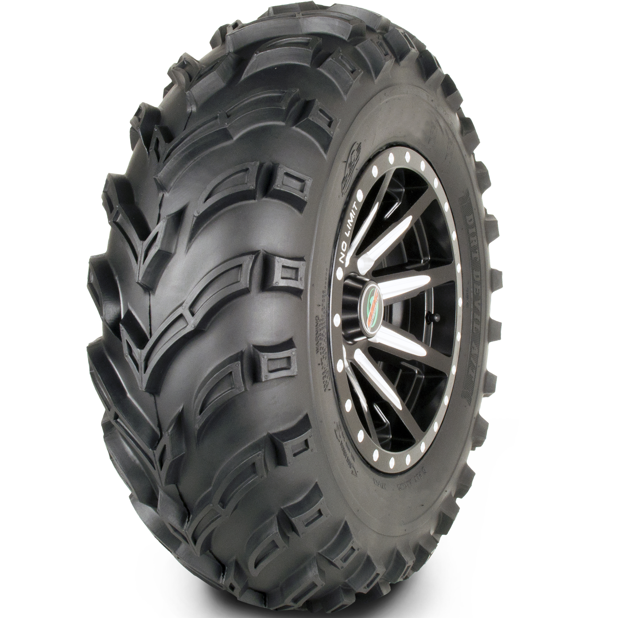 MSA M12 Diesel ATV Wheels/Rims Black 14" Honda Foreman Rancher SRA ...