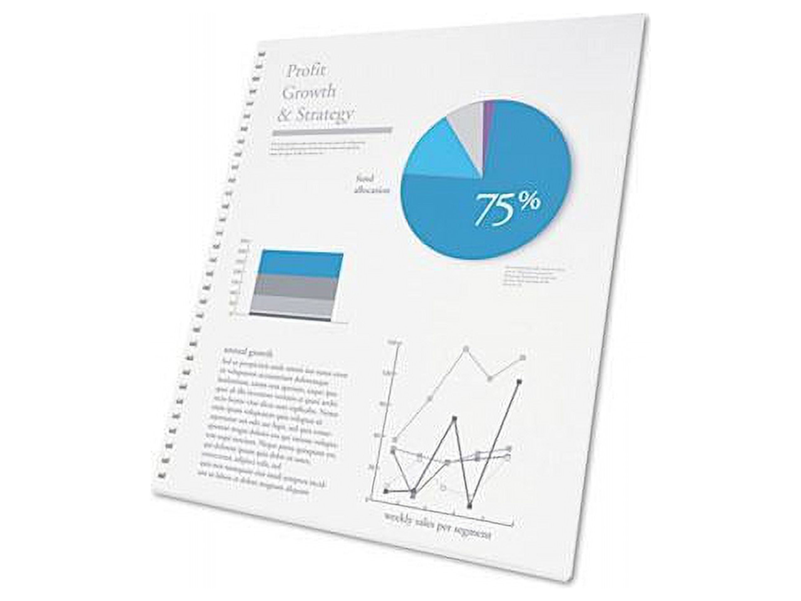 GBC ProClick Presentation Paper, Prepunched, 96 Bright, 24lb, 250 ...